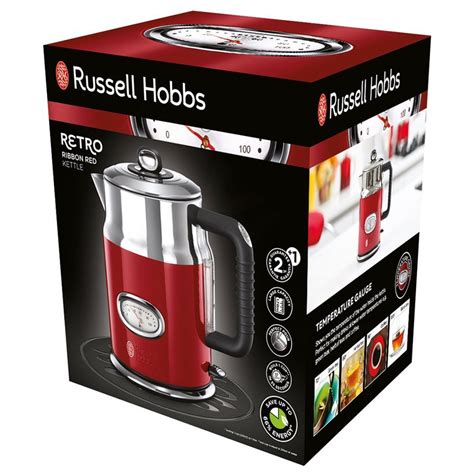 Russell Hobbs 21670-70 Retro Ribbon Red Cooking Kettle