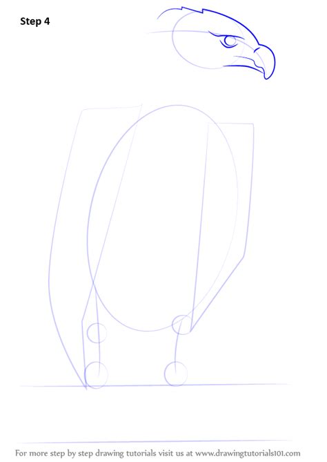 How To Draw A Harpy Eagle Bird Of Prey Step By Step