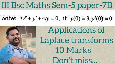 Solutions Of ODE With Variable Coefficients On Laplace Transforms In