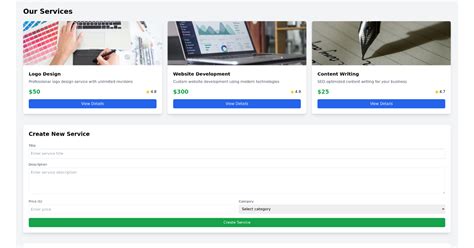 Services Free React Tailwind Component