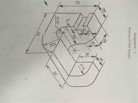 Solved Assignment 3 Practice Of Part Design