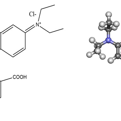 A Chemical And B 3d Structure Of Rhodamine B Download Scientific