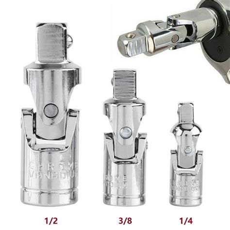 Universal Joint Set Square Hole Ratchet Extension Bar Socket Swivel Ratchet Tool