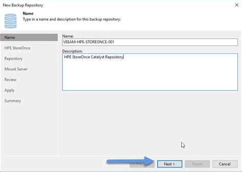 hpe how to configure veeam backup and replication with hpe storeonce and