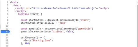 Lesson 2 Beginnings Of A Game Aframe Game Tutorial
