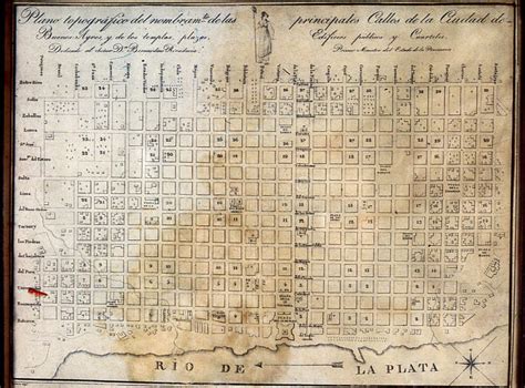 Buenos Aires16th Mapantiquehistorical Argentina Editorial Image