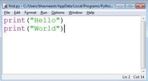 Using Python Idle Python Programming In Python Idle Computer Science Tutorial