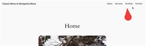 Classic Menu In Navigation Block Wordpress Plugin
