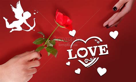 발렌타인데이 배경 배경 사진 및 창의적인 일러스트 무료 다운로드 Lovepik