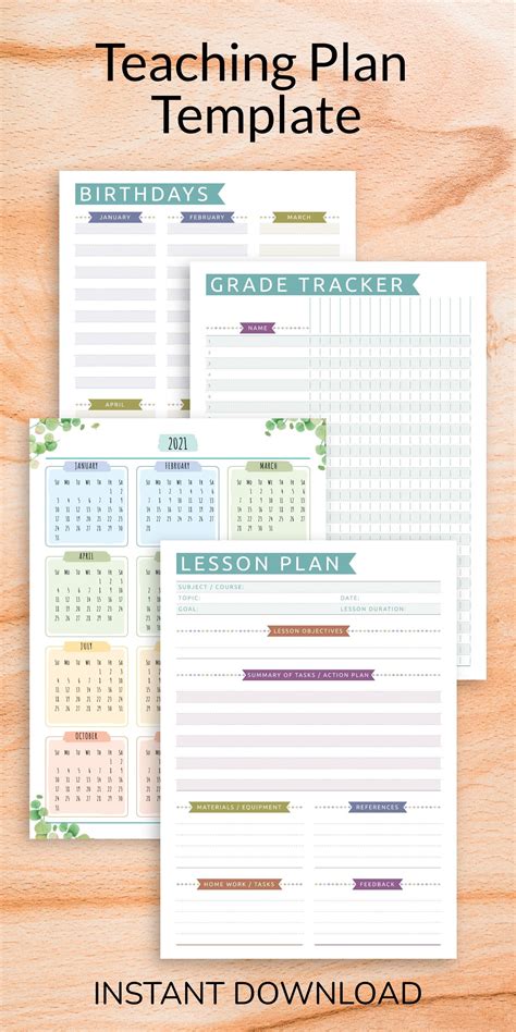 Gradebook Template Casual Style Artofit