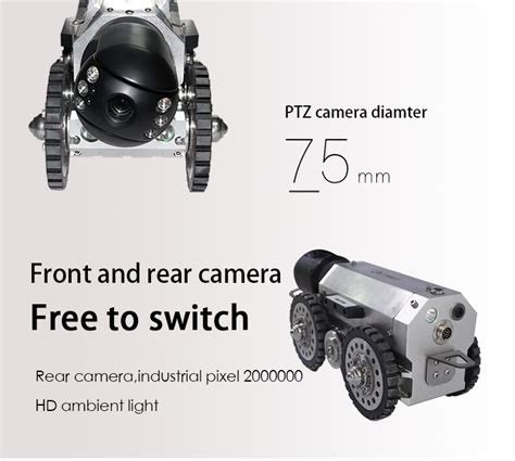 Super Obstacle Cctv Industrial Pipeline Crawler Robot Camera System China Industrial Crawler