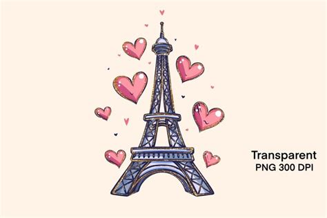 Eiffel Tower Transparent PNG Clipart Valentines 3546762