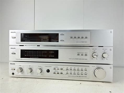 Philips F 3610 Preamplifier F 4610 Power Amplifier F 3611 Timer