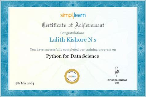 Dataanalyst Datascience Python Lalith Kishorens