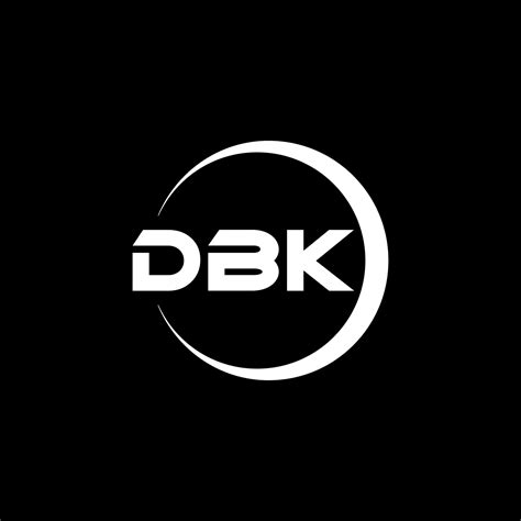 Dbk Letter Logo Design In Illustration Vector Logo Calligraphy