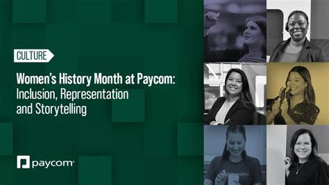 Womens History Month At Paycom Inclusion Representation And Storytelling Paycom Careers