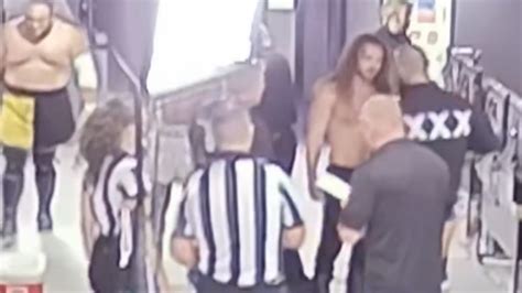 Aew Shows Security Footage Of Backstage Altercation That Led To Cm Punk Being Fired Bounding