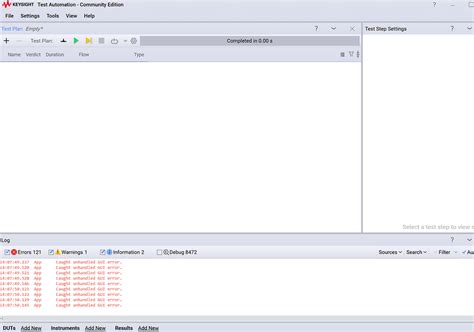 Unhandled GUI Error OpenTAP Community Forum