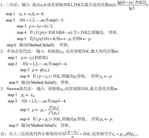 数值分析实验之非线性方程求根（matlab实现） ぺあ紫泪°冰封ヤ 博客园