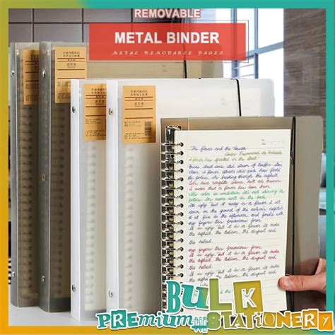 Fastestdelivery Binder Notebook Loose Leaf Notebooks A5 B5 A4 Line Grid