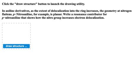 Solved Click The Draw Structure Button To Launch The Chegg