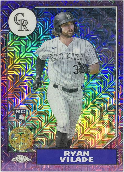 ヴィラードryan Vilade 2022 Topps Chrome 1987 Silver Pack Series 2 Mojo