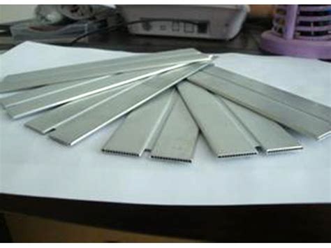 山东阳光铝业科技有限公司 微通道铝扁管 微通道多孔喷锌铝扁管 口琴管