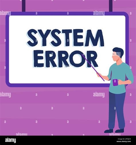 Inspiration Showing Sign System Error Concept Meaning Technological Failure Software Collapse