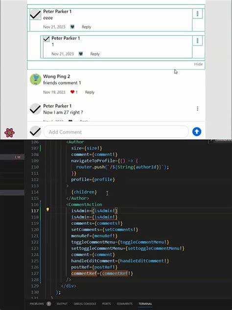 Delete Replied Comment Shorts Coding Facebookclone Firebasenextjs Webapp Typescript