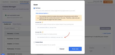 How To Exclude Non Indexed Pages From Scans Cookieyes