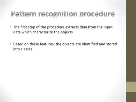artificial intelligence pattern recognition system pptx