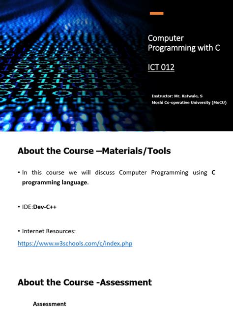 Lecture 01 Introduction To Programming Pdf Assembly Language Computer Programming
