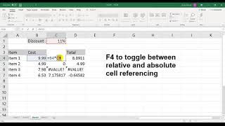 How To Use Absolute Cell Referencing In Microsoft Excel Xenontech