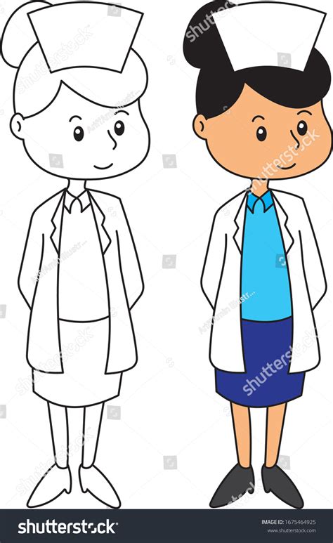 How To Draw Cartoon Nurse
