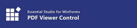 WinForms PDF Viewer Syncfusion WinForms UI Controls Visual Studio Marketplace