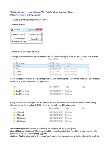patching tutorial pdf