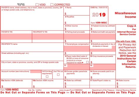 1099 Misc Form And Other Tax Forms Online Only At Stubcreator