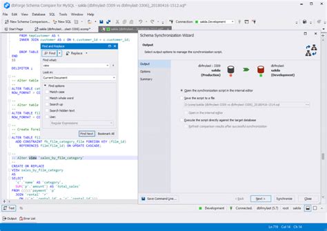 Dbforge Schema Compare For Mysql 10046 Database Management Software