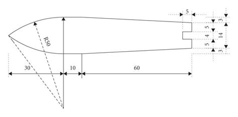 Schematic A And Photograph B Of The Penetration Projectile Download Scientific Diagram