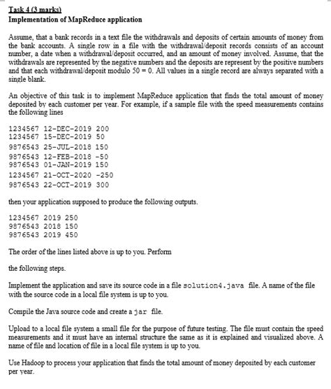 Solved Please Show How To Implement Mapreduce Application