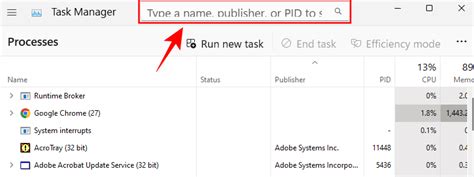 How To Search A Process Using Filters In Task Manager In Windows 11