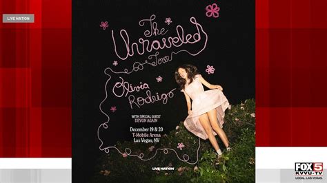 Olivia Rodrigo Announces Las Vegas Stop On The ‘unraveled Tour