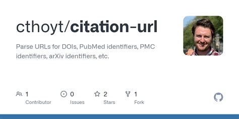 github cthoyt citation url parse urls for dois pubmed identifiers