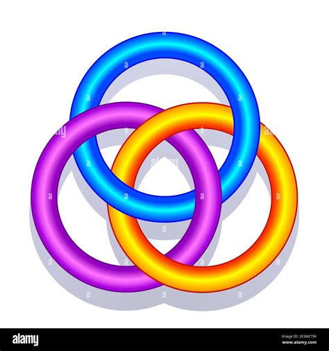 Borromean Ring Stock Vector Images Alamy