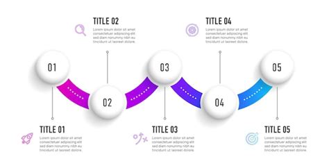 프레젠테이션 워크플로 프로세스 다이어그램 순서도 보고서에 대한 타임라인 옵션 인포그래픽 프리미엄 벡터
