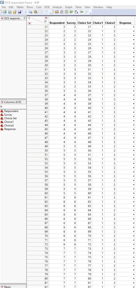 Solved Importing Answers Based On Multiple Column Values Jmp User