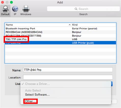 Installing TSC DC Mac OS Help Centre