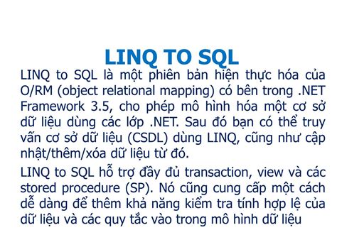 linq language integrated query tailieuhay vn