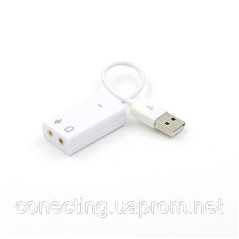 Контролер Usb Sound Card 5 1 3d Sound Windows 7 Ready White Oem Id 1706474517 цена 108