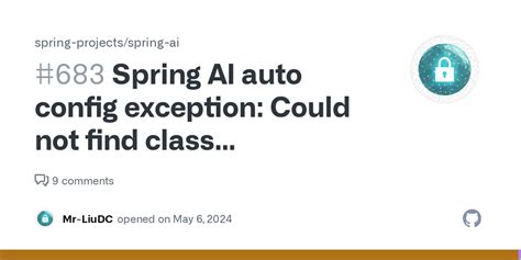 Spring AI Auto Config Exception Could Not Find Class RestClientAutoConfiguration Issue